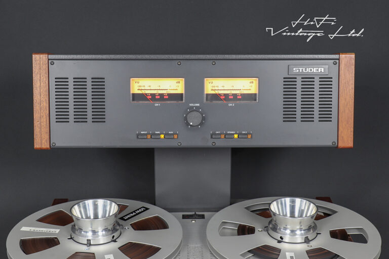 Studer A807 Tape Machine - HiFi Vintage