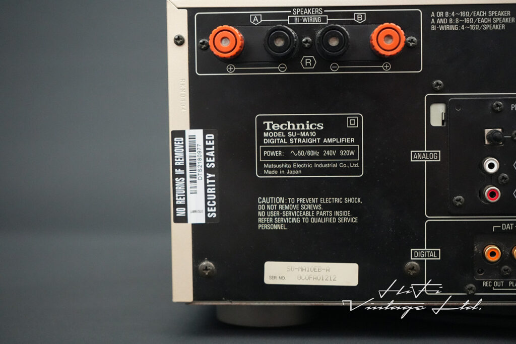 Technics SU-MA10 Amplifier - HiFi Vintage