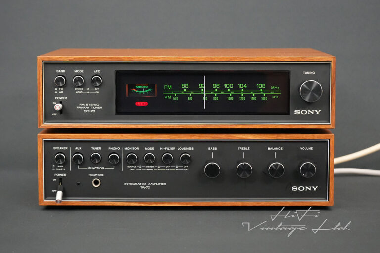 Sony ST-70 Amplifier & Sony TA-70 Tuner - HiFi Vintage