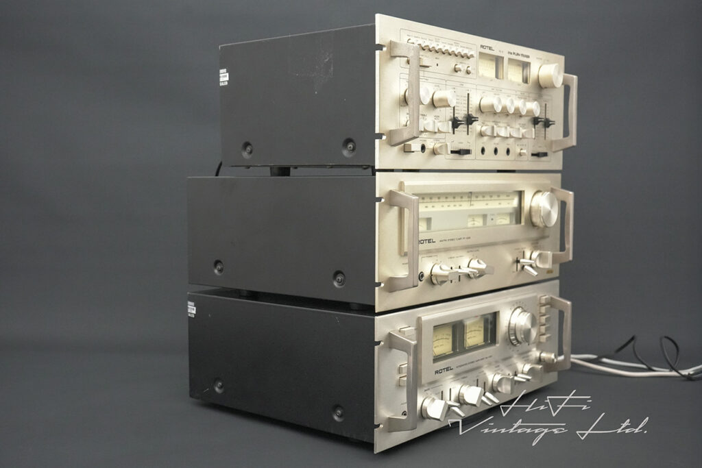 Rotel RA-1312, Rotel RT-1025 & Rotel RZ-8 Set - HiFi Vintage