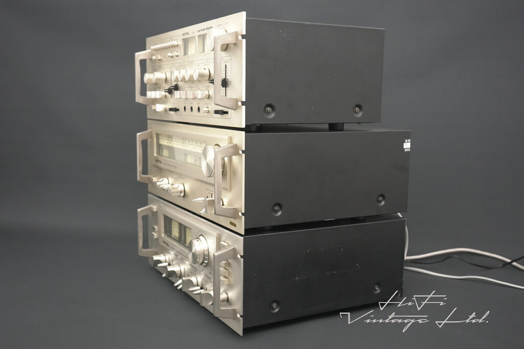 Rotel RA-1312, Rotel RT-1025 & Rotel RZ-8 Set - HiFi Vintage