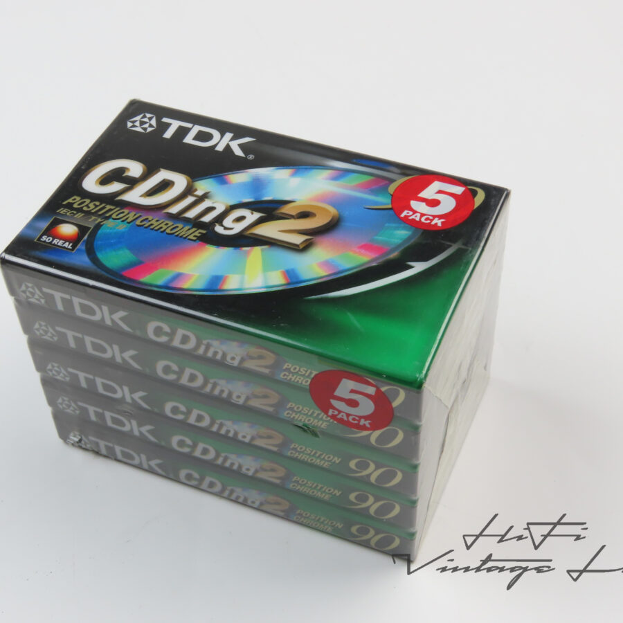 TDK D90 cassettes - HiFi Vintage
